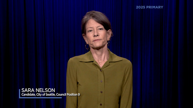 Sara Nelson, candidate for City of Seattle, Council Position 9 ...